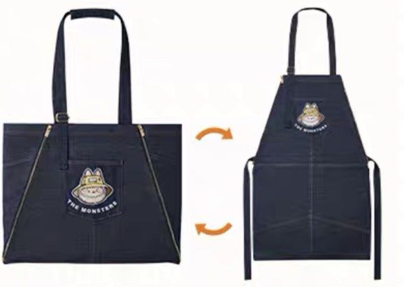 THE MONSTERS LABUBU FALLIN WILD SERIES- DENIM APRON BAG POPMART ...