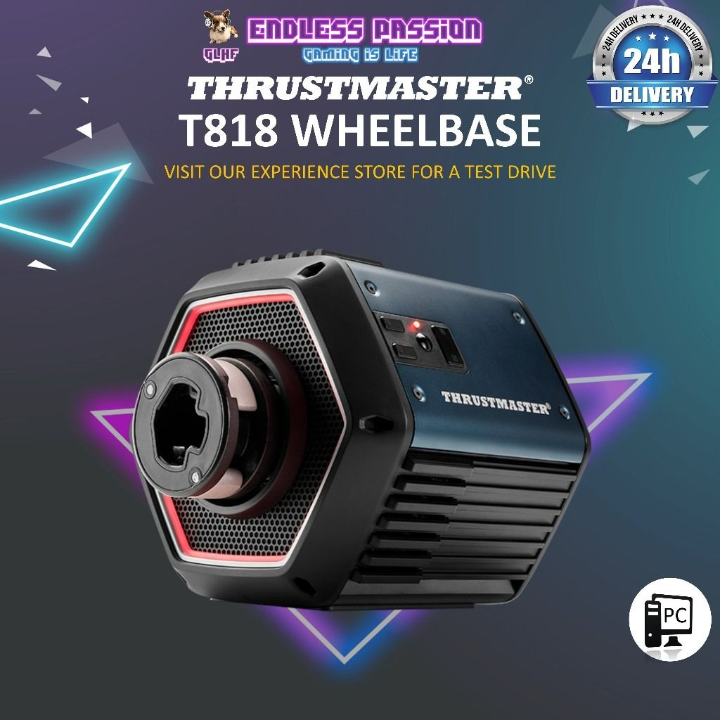 Thrustmaster T818 Direct Drive Wheel Base, Sim Racing Direct Drive ...