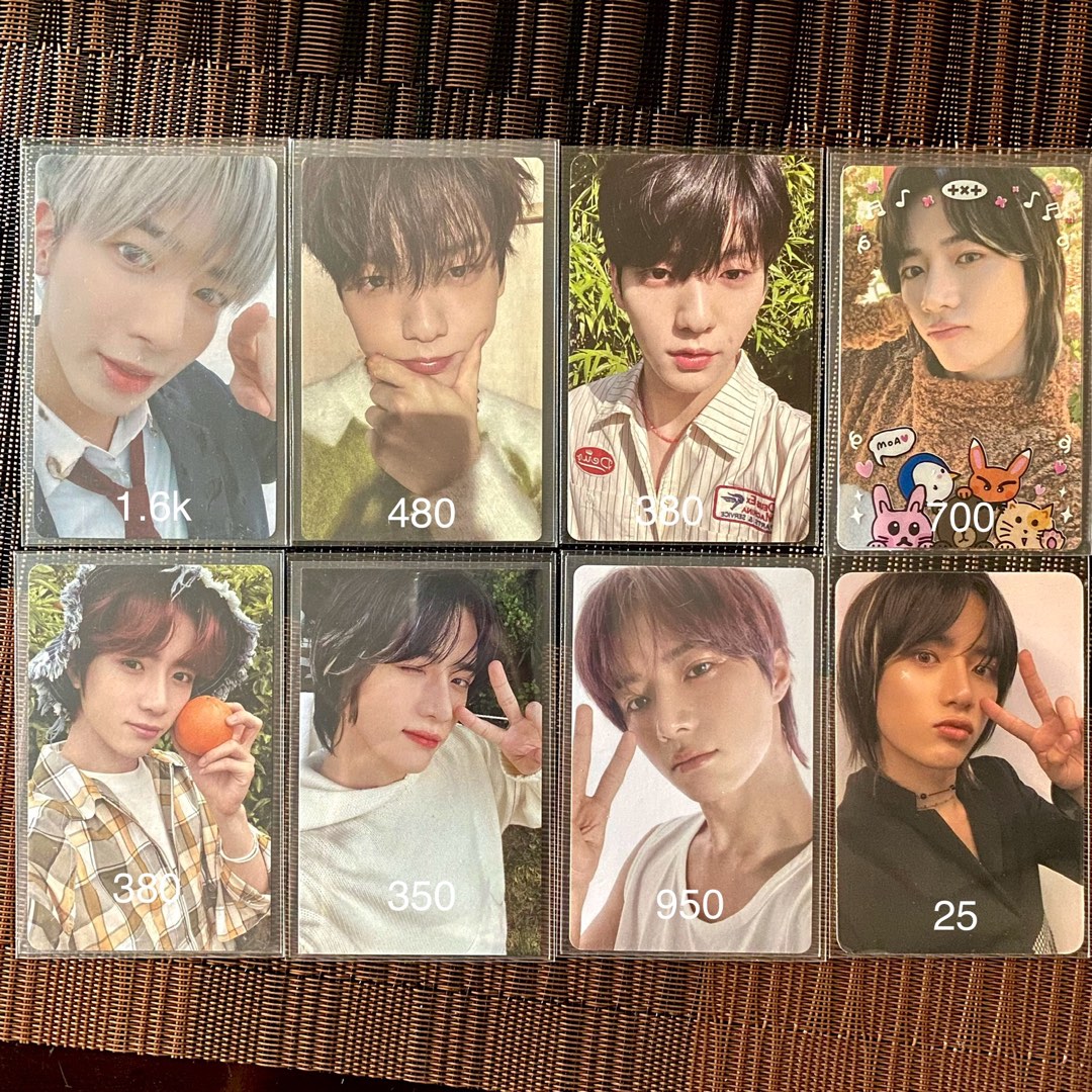 TXT PHOTOCARDS PC TOMORROW X TOGETHER SET TINGI beomgyu taehyun yeonjun ...