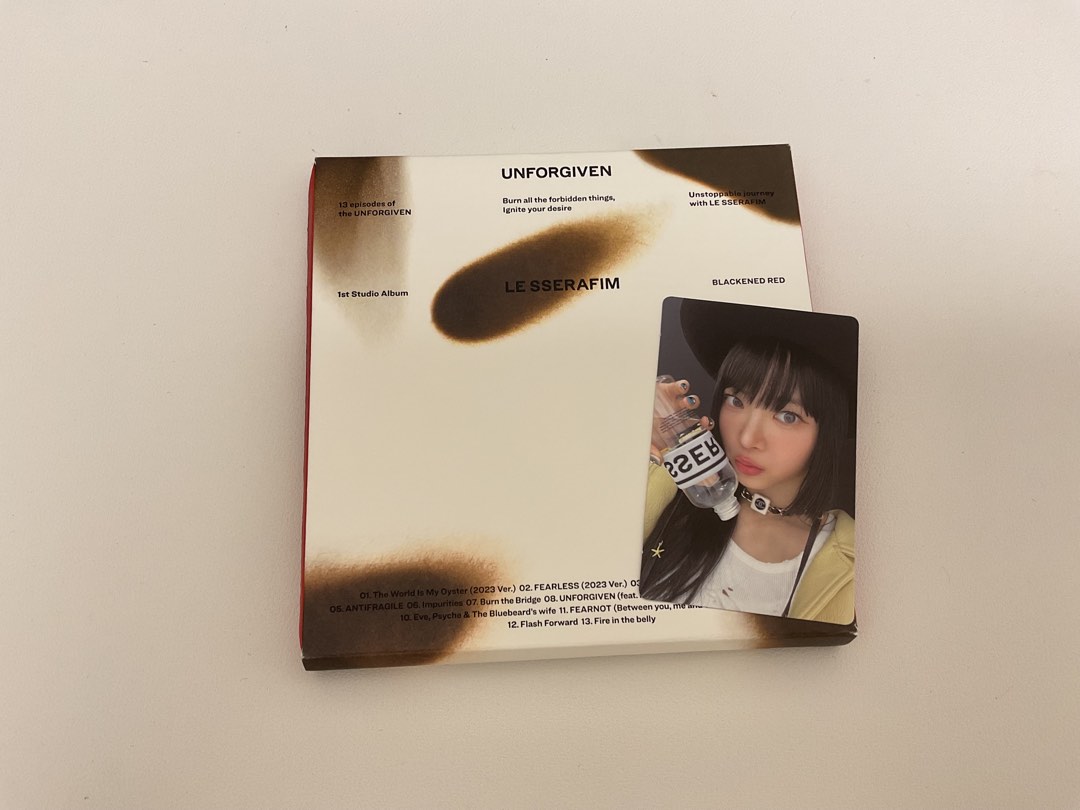 【出】unforgiven compact #lesserafim #charwon #sakura #yujin #kazhua, 興趣及 ...