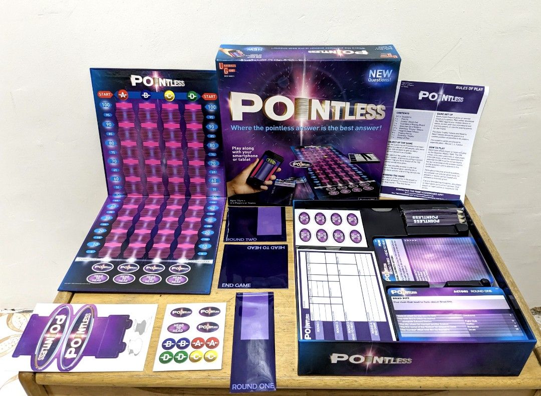 University Games New Pointless Board Game, Hobbies & Toys, Toys & Games ...