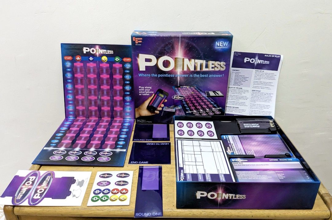 University Games New Pointless Board Game, Hobbies & Toys, Toys & Games ...