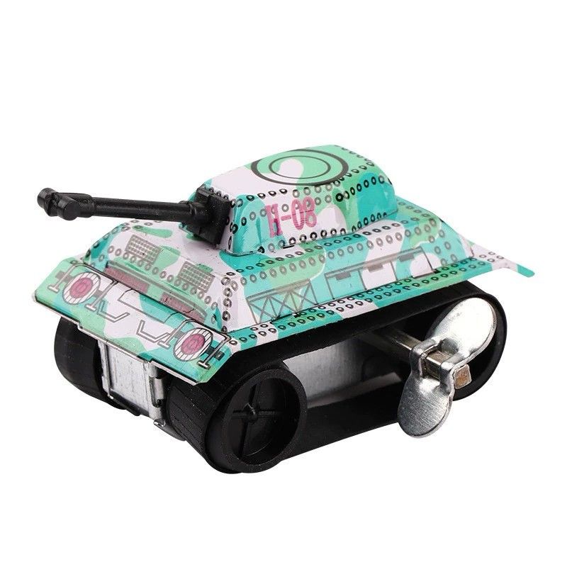 Vintage Tin Toys Army Tank Wind Up Clockwork Toy Collection, Hobbies ...
