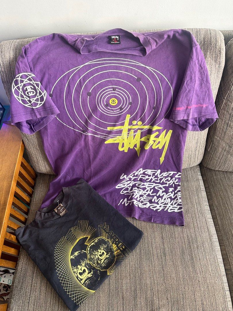 Vintage Stussy x Futura Streetwear, Men's Fashion, Tops & Sets, Tshirts & Polo Shirts on Carousell