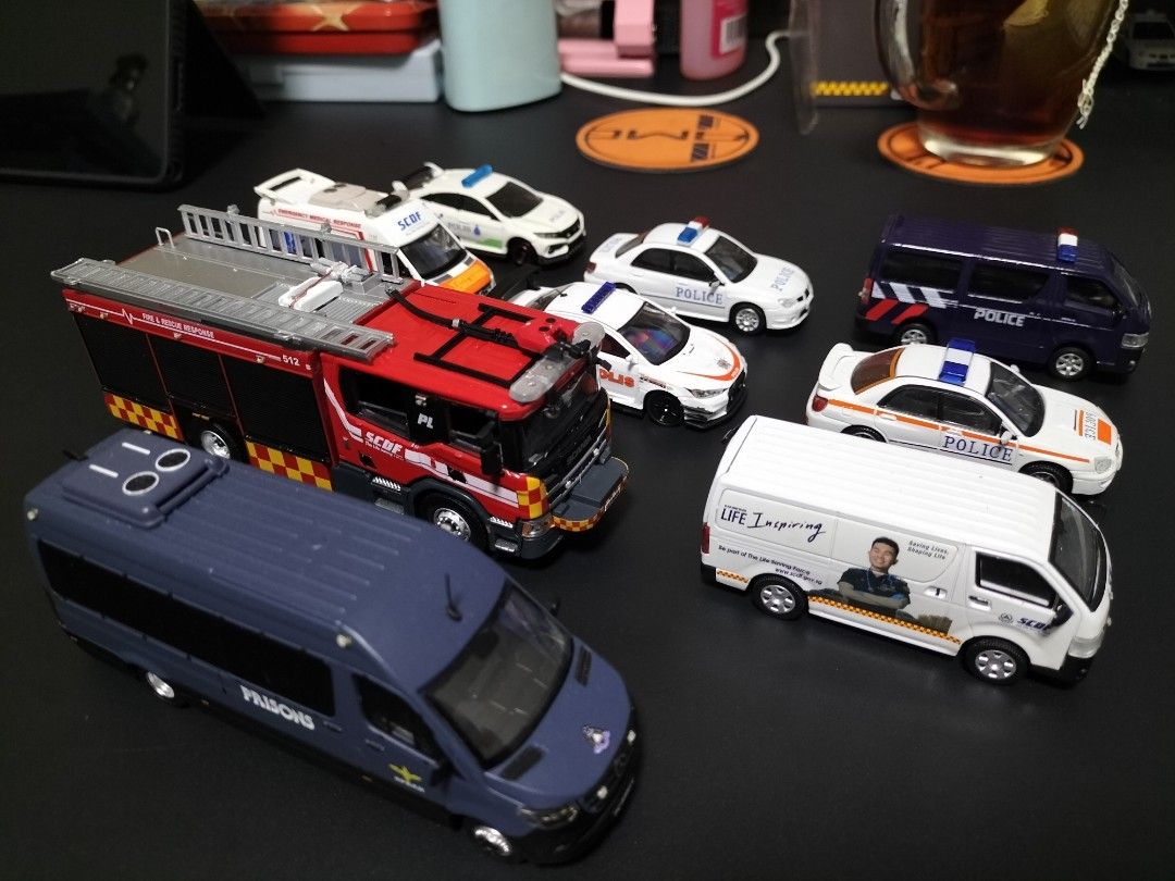 1/64 Home Team SPF SCDF PDRM custom LED, Hobbies & Toys, Toys & Games ...