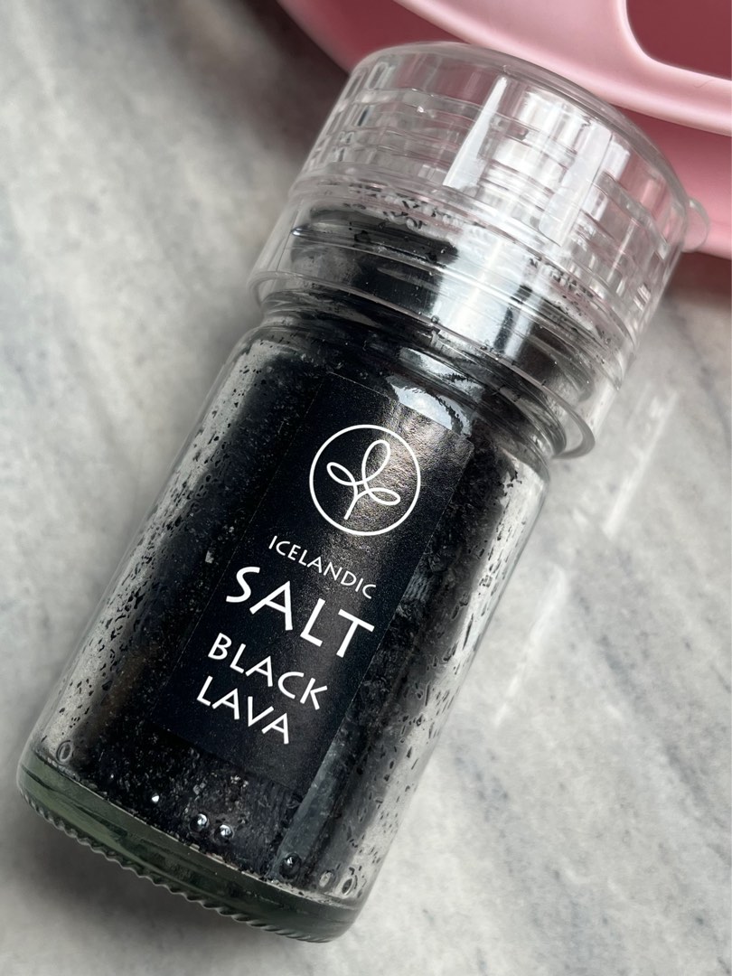 冰島手信 火山鹽 Iceland Black Lava Salt, 嘢食 & 嘢飲, 調味 - Carousell