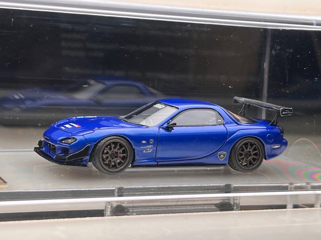 全新現貨 Ignition Model IG 1/64 Mazda FEED RX-7 (FD3S) 藍鐵色, 興趣及遊戲, 玩具 & 遊戲類 ...