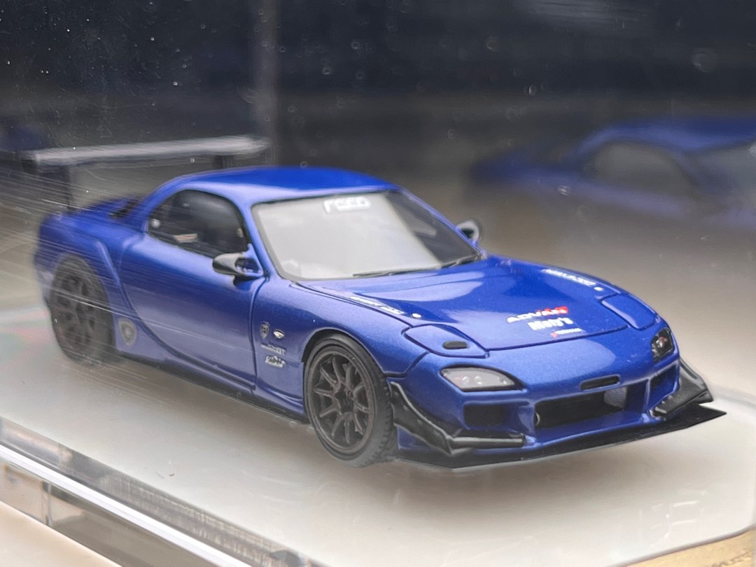 全新現貨 Ignition Model IG 1/64 Mazda FEED RX-7 (FD3S) 藍鐵色, 興趣及遊戲, 玩具 & 遊戲類 ...
