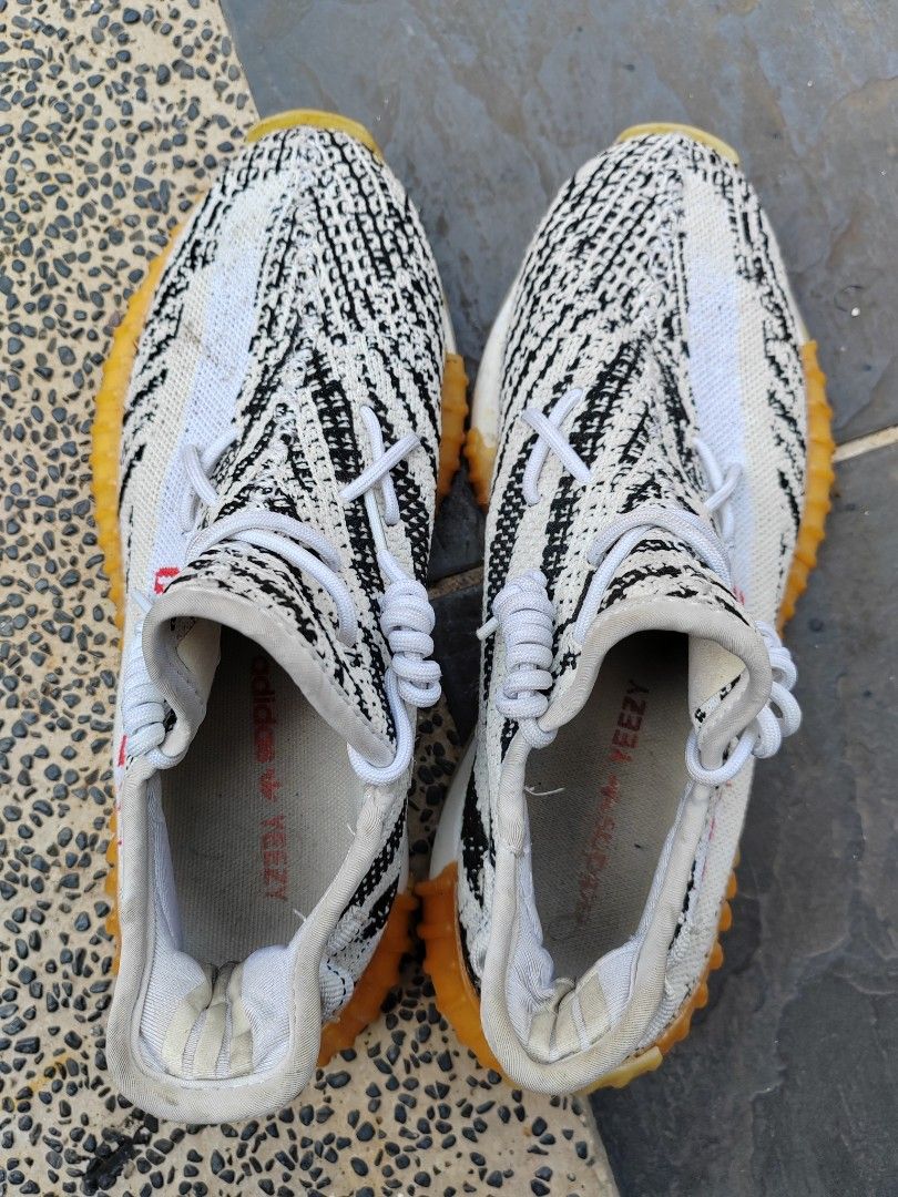Adidas Yeezy Zebra 350, Men's Fashion, Footwear, Casual shoes on Carousell