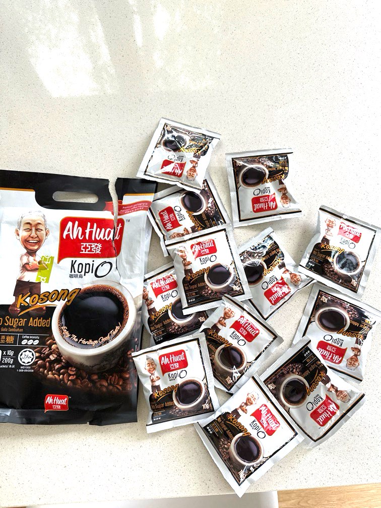 Blessings 12 packets Kopi O kosong instant coffee drink food , Food ...