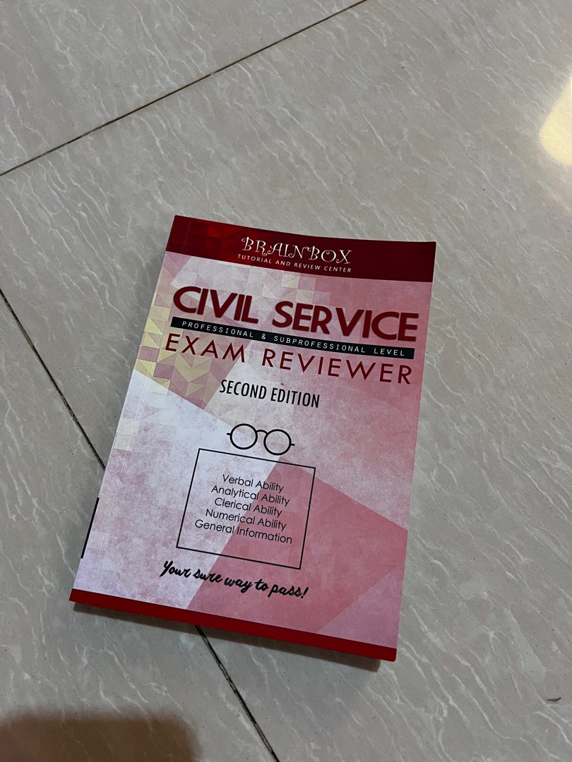 Brainbox Civil Service Exam Reviewer, Hobbies & Toys, Books & Magazines ...