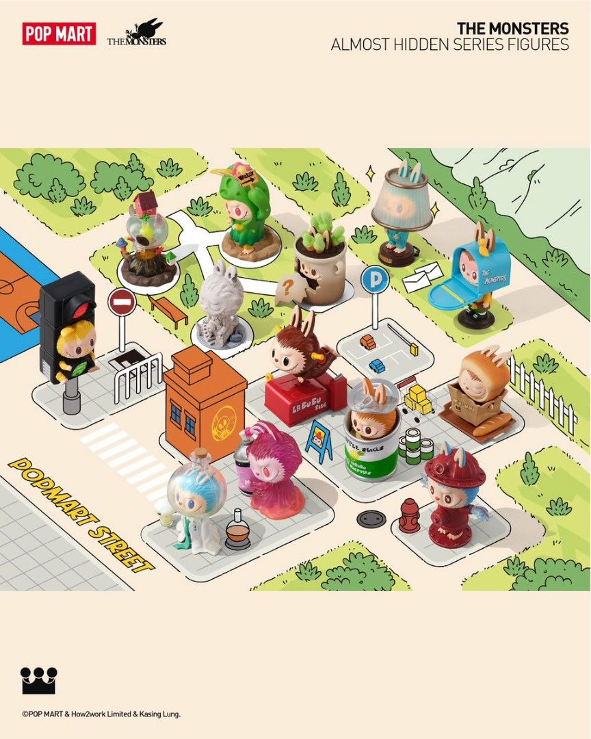 [BRAND NEW! POPMART] POPMART LABUBU THE MONSTERS ALMOST HIDDEN SERIES ...