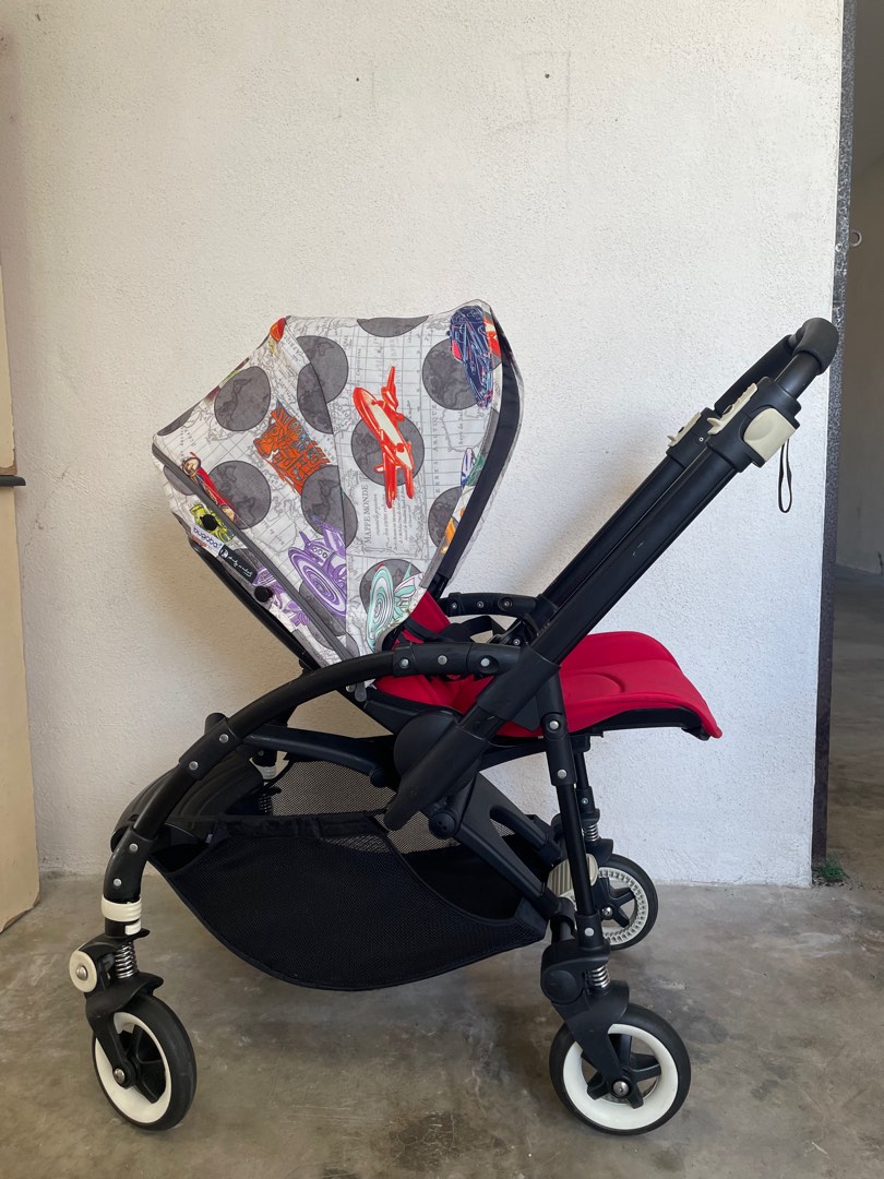 Bugaboo Bee 3 x Andy Warhool Canopy Shade Globetrotter Stroller, Babies & Kids, Going Out ...