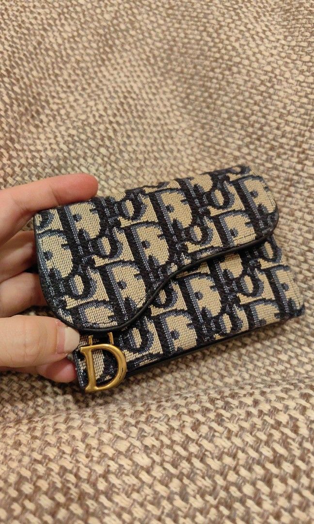 Christian Dior Oblique coin purse, Luxury, Bags & Wallets on Carousell