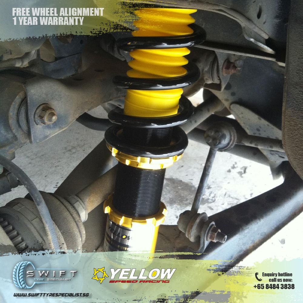 Coilover Yellow Speed Racing Dynamic Sport Pro Coilover Adjustable ...
