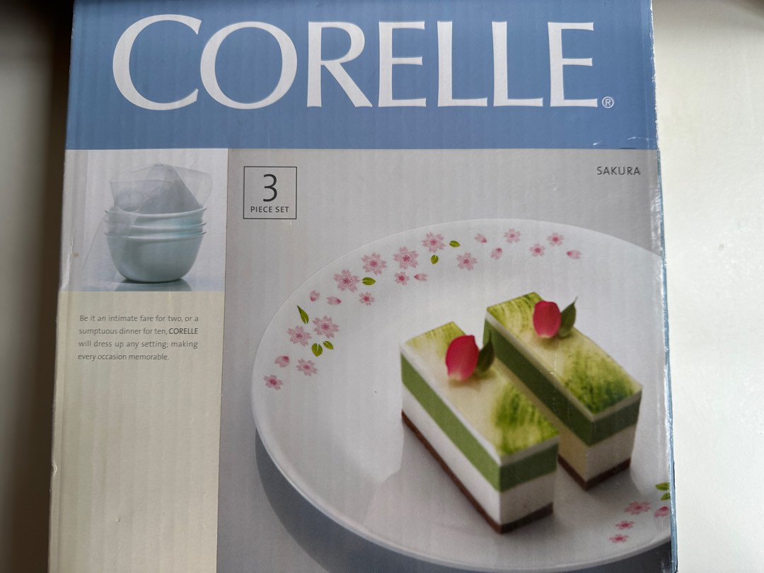 CORELLE 康寧 SAKURA 大碟, 傢俬＆家居, 廚具和餐具, 餐具和餐具 - Carousell