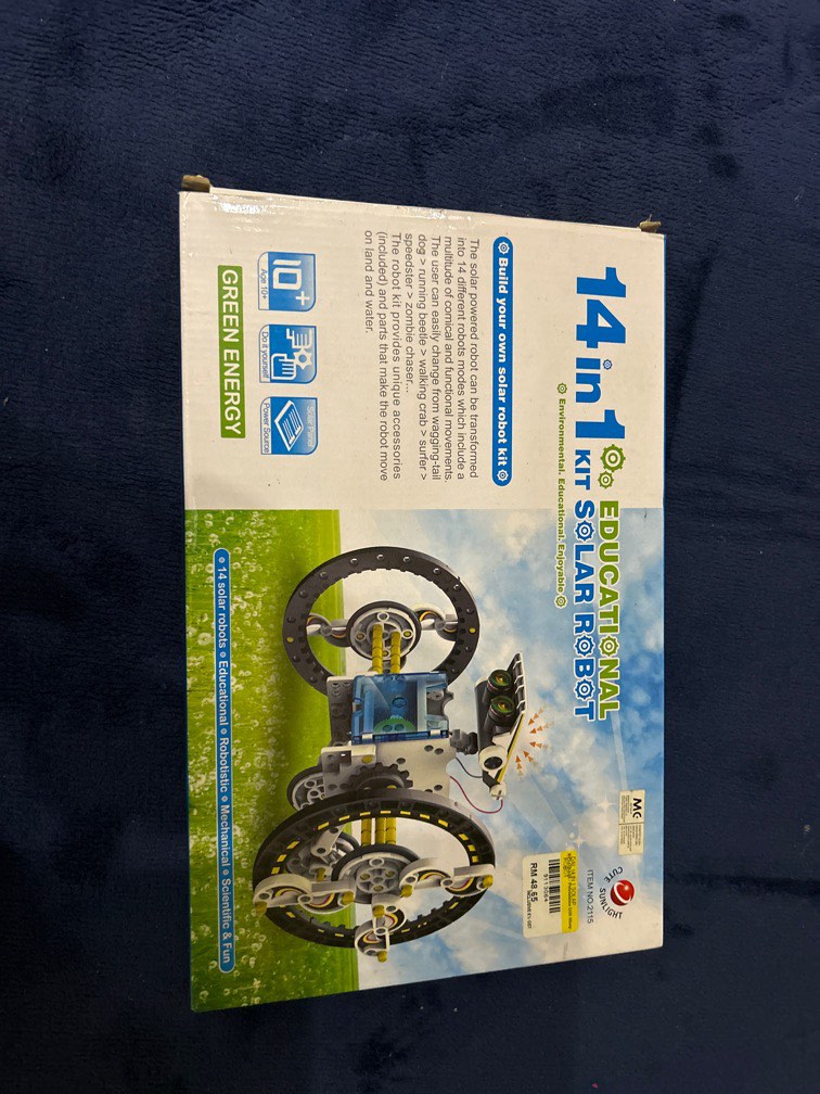 Educational Solar robot 14 in 1, Hobbies & Toys, Toys & Games on Carousell