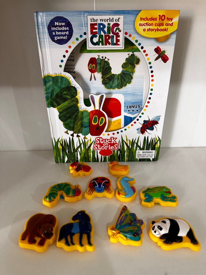 Eric Carle the very hungry caterpillar stuck on stories, Hobbies & Toys ...