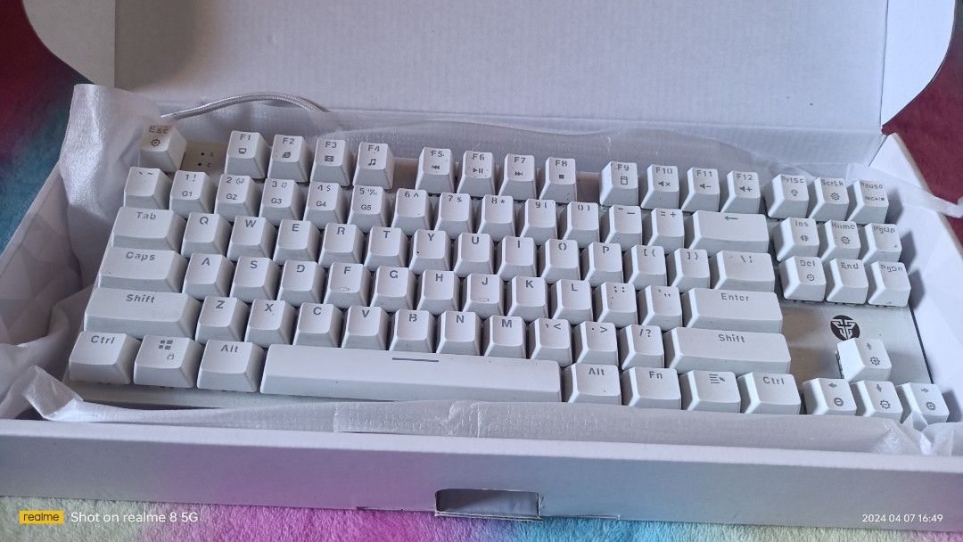 FANTECH KEYBOARD (Maxfit87)RGB, Mobile Phones & Gadgets, Mobile ...