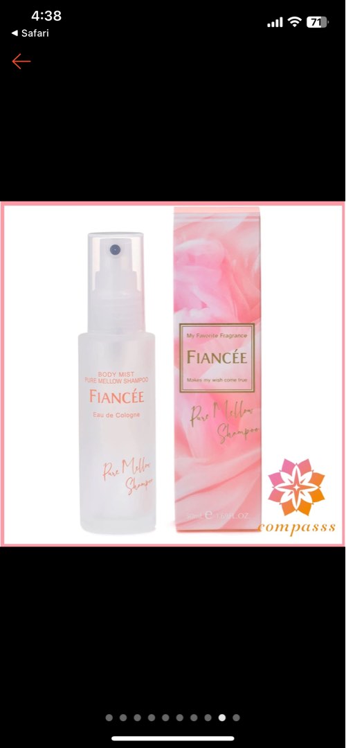 Fiancee Body Mist, Beauty & Personal Care, Fragrance & Deodorants on ...