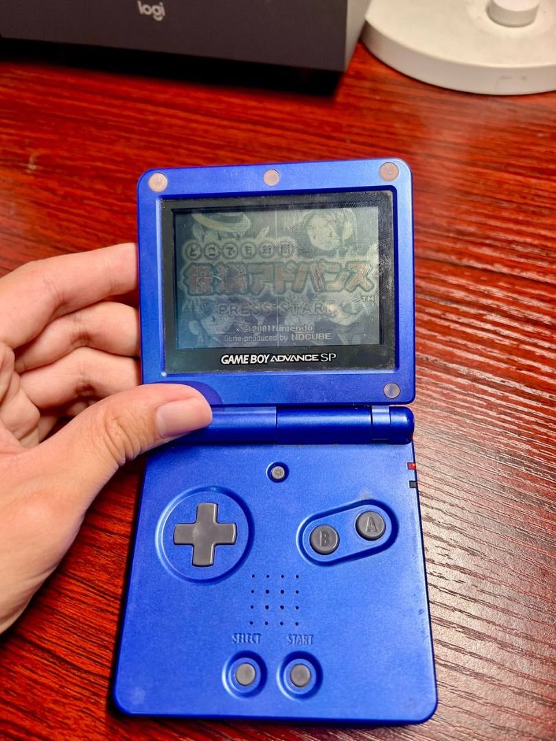 Gameboy advance SP Blue, Video Gaming, Video Game Consoles, Nintendo on ...