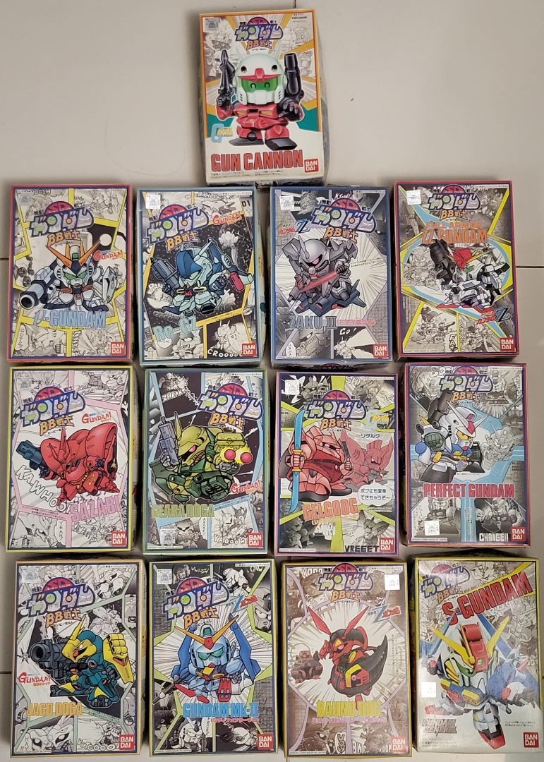 Gundam高達BB戰士7, 8, 9, 11, 12, 13, 14, 15, 18, 19, 20, 22, 25 Nu Gundam ...