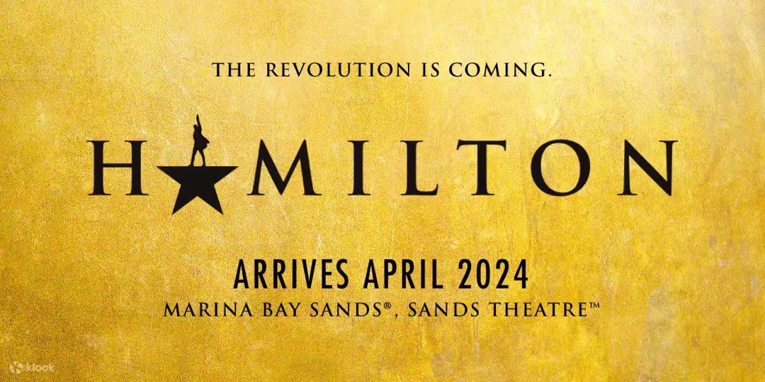 Hamilton Singapore ticket 18 May 2024, Tickets & Vouchers, Event ...