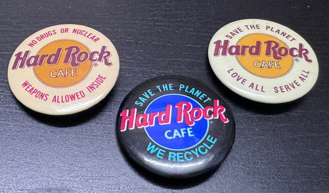 Hard Rock Pin Badge, Hobbies & Toys, Collectibles & Memorabilia ...