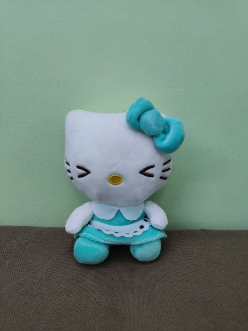 Hello Kitty Blue Plush, Hobbies & Toys, Toys & Games on Carousell