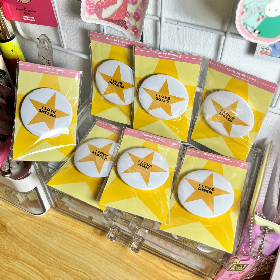 I love BINI Button Pins [UFS LFB WTS BINI COLET MALOI MIKHA FAN MERCH ...