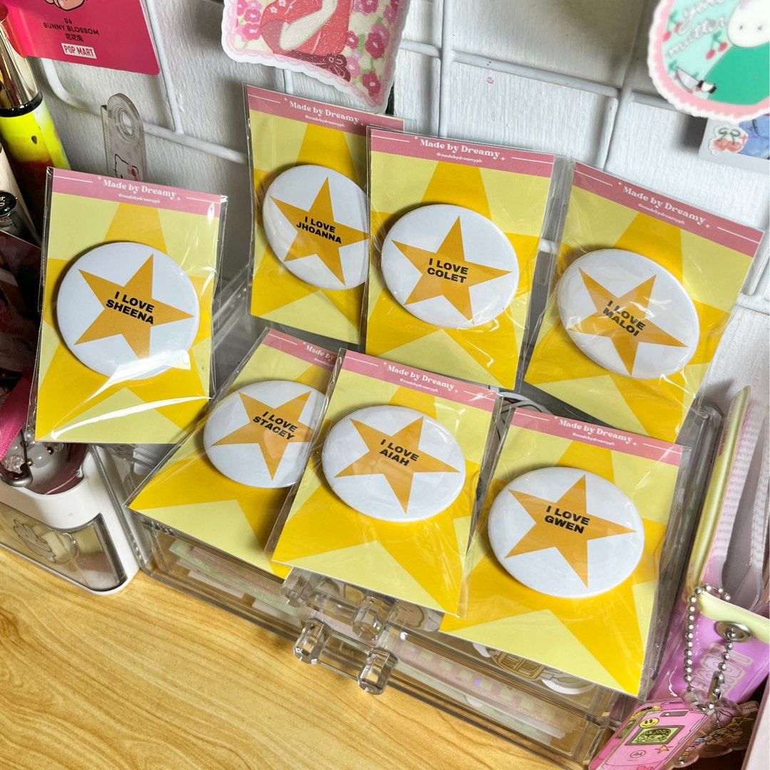 I love BINI Button Pins [UFS LFB WTS BINI COLET MALOI MIKHA FAN MERCH ...