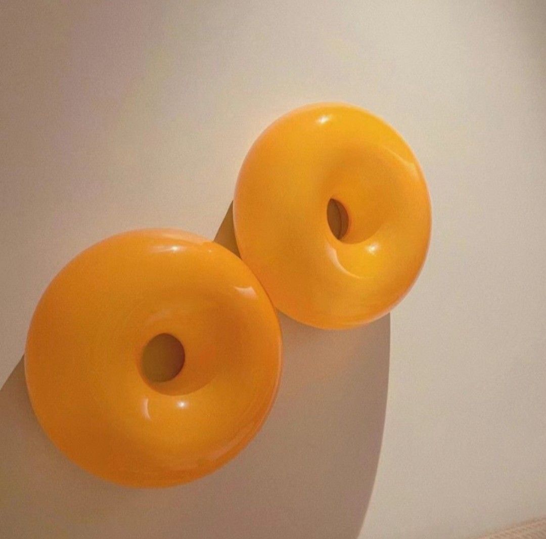 IKEA x varmblixt donut lamp, Furniture & Home Living, Lighting & Fans ...