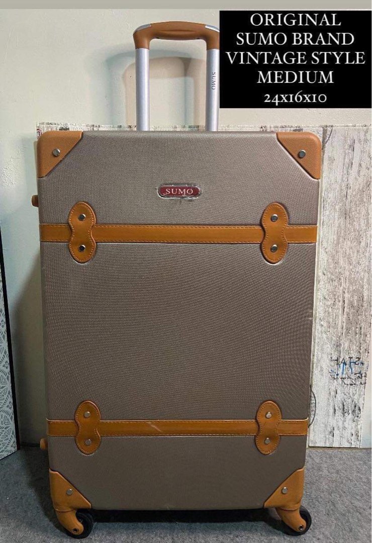 IMPORTED FROM JAPAN ORIGINAL SUMO BRAND VINTAGE STYLE MEDIUM LUGGAGE ...