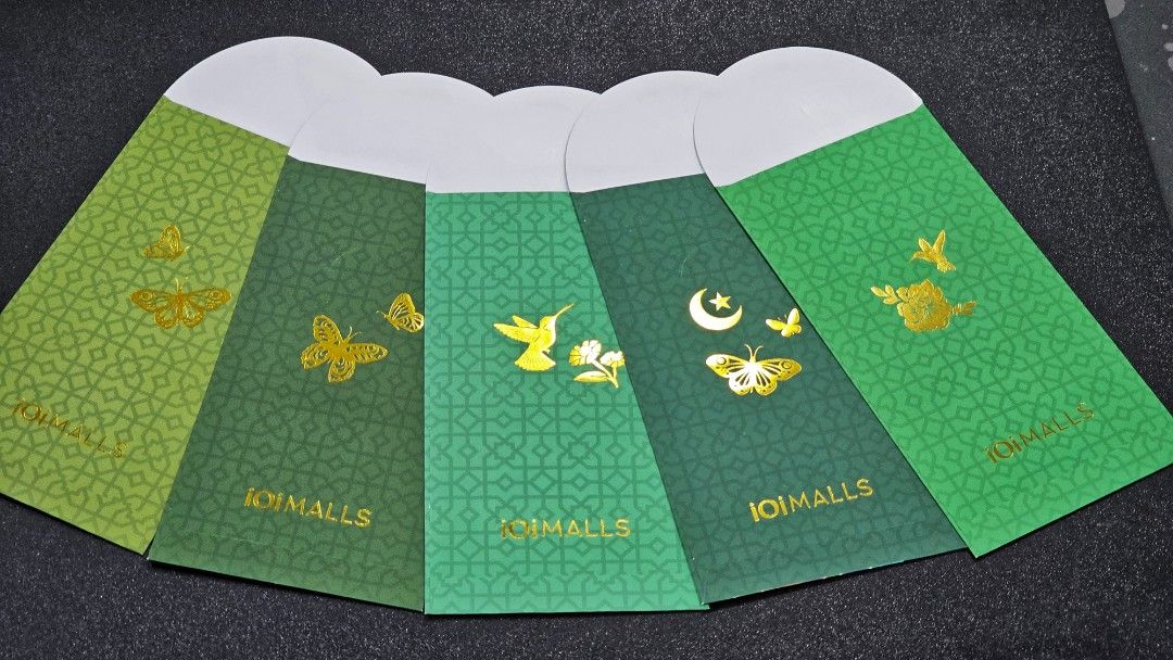 [FULL SET] ioi MALLS 2024 Green packet/angpow/ang pow/hongbao/sampul ...