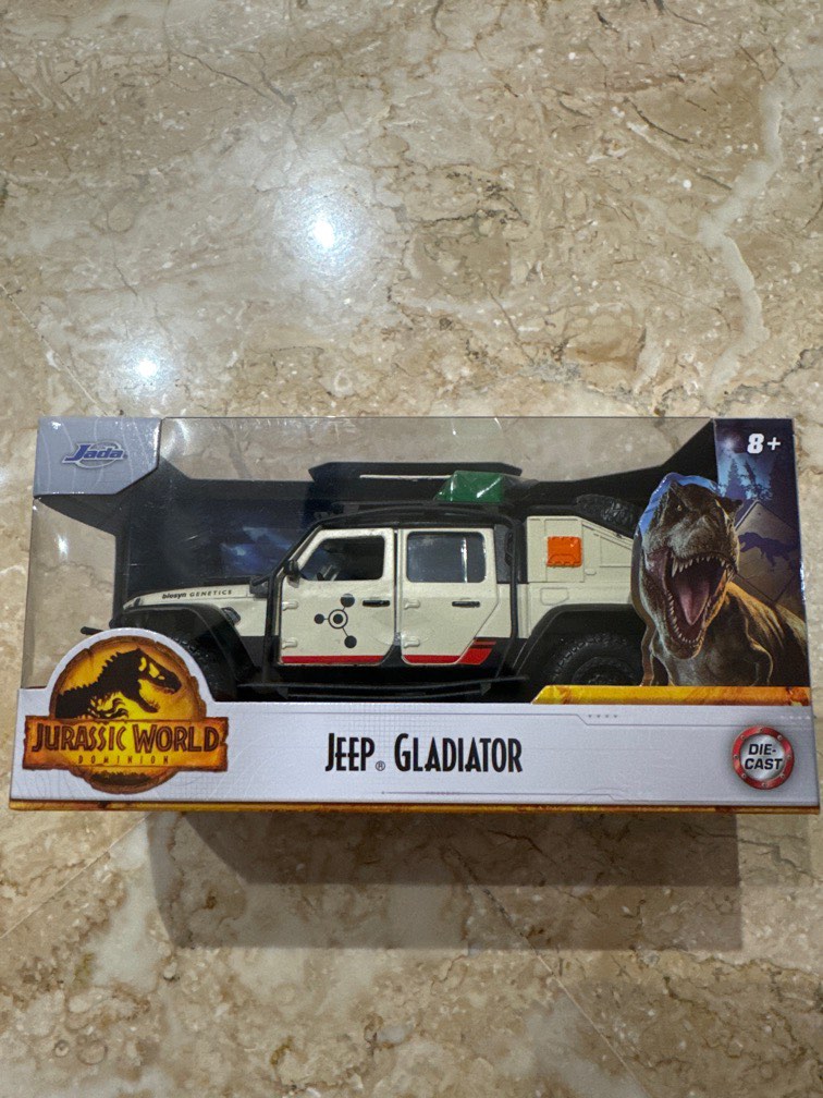 Jada Jurassic Park Jeep Gladiator 1:32, Hobbies & Toys, Toys & Games on ...