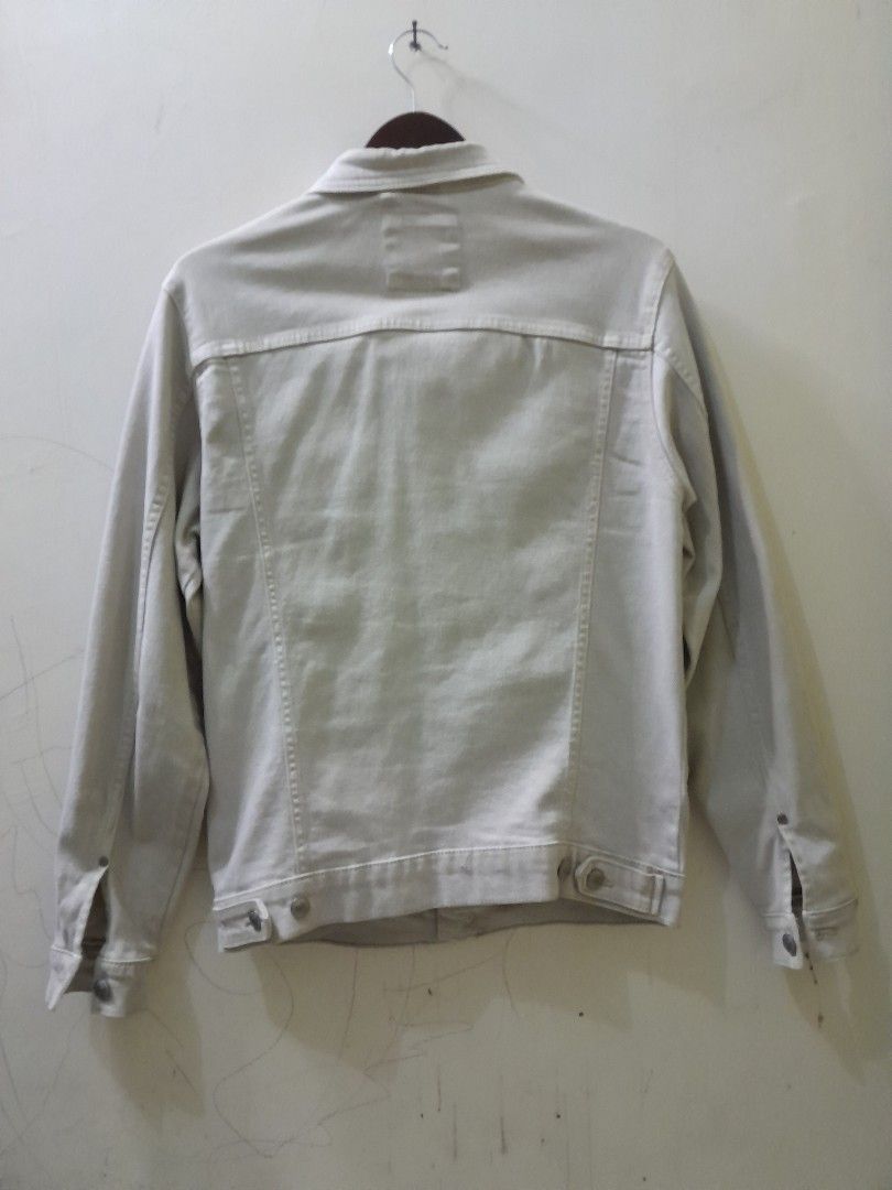 Jaket Outer Zara>Putih Tulang, Fesyen Pria, Pakaian , Baju Luaran di ...