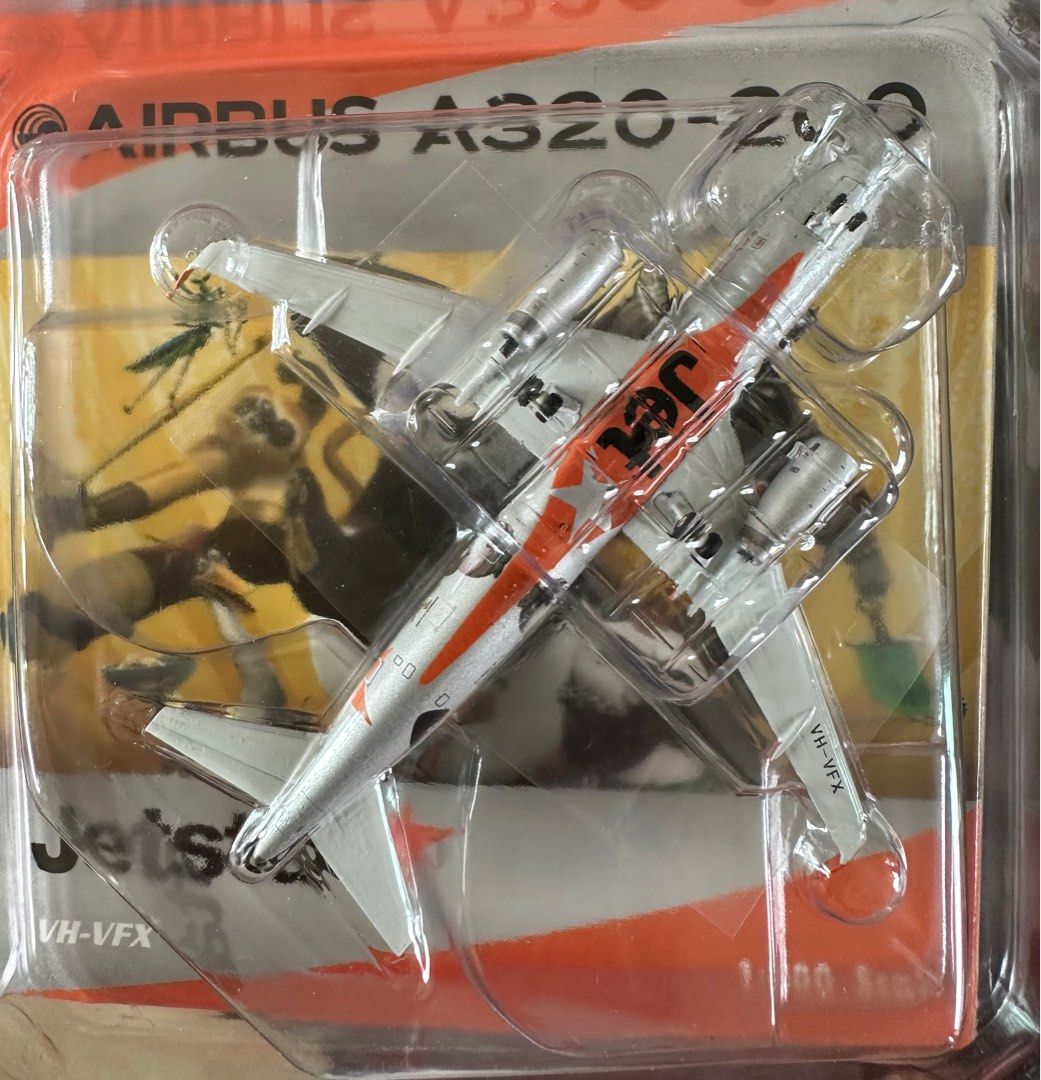 Jetstar Airbus 320-200 1:400 (Kung Fu Panda Livery), Hobbies & Toys ...