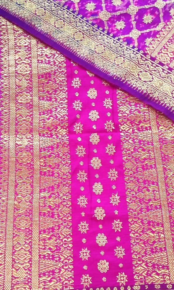 Kain SONGKET TENUN Palembang Orginal Tenun Benang Emas "Bunga Melati ...