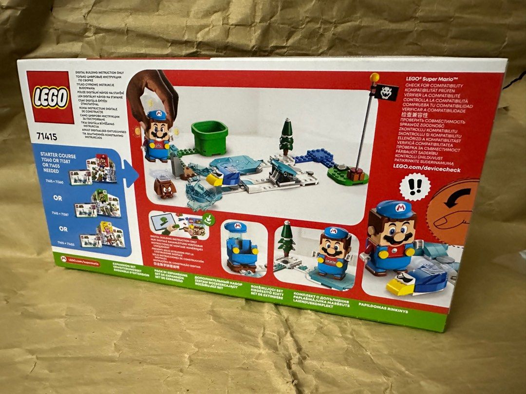 LEGO 71415 Super Mario - Ice Mario Suit and Frozen (Condition as photo ...