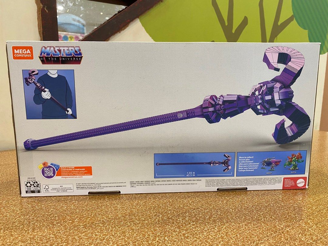MEGA Construx Havoc Staff He-Man and Skeletor, Hobbies & Toys, Toys ...