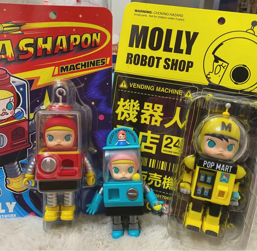 Molly a shapon machines 機器人 吊卡 MOLLY ROBOT SHOP 機器人商店 MOLLY PUCKY ...