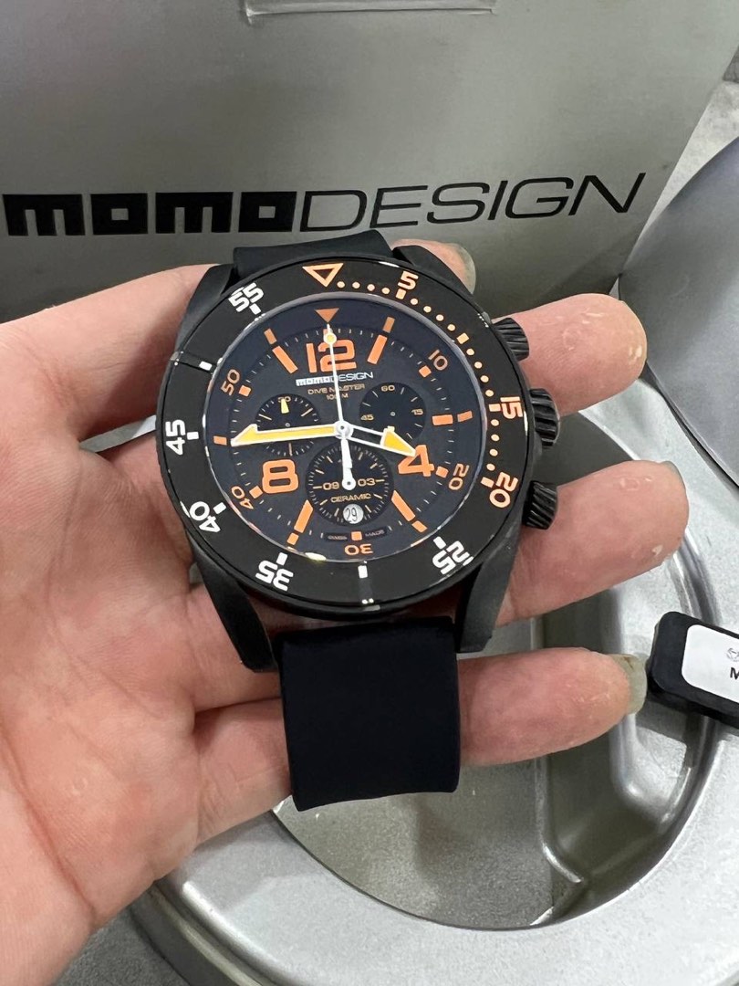 MOMO DESIGN SWISS MADE CERAMIC CHRONOGRAPH, Men's Fashion, Watches ...