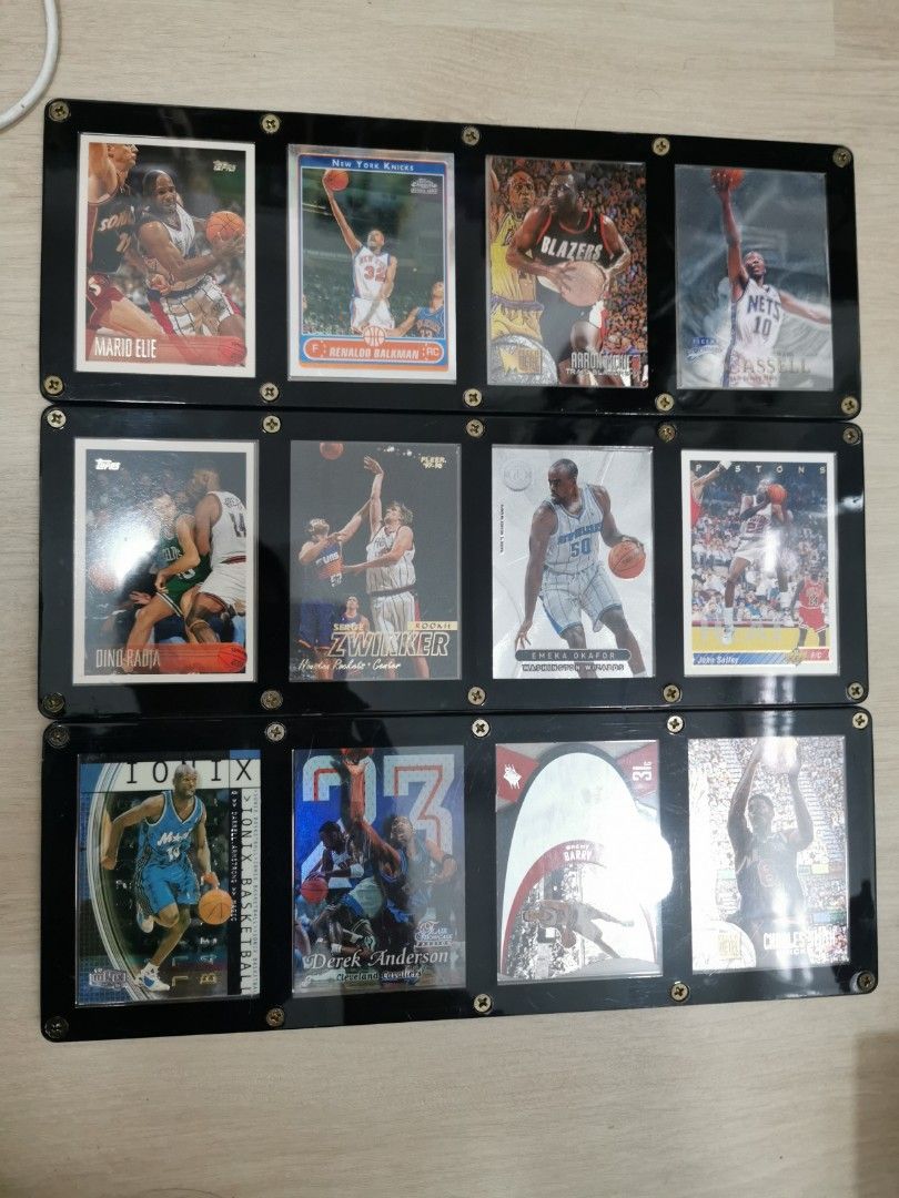 4 Cards Display Screw Case for NBA Cards, Pokemon Cards, Dragon ball ...