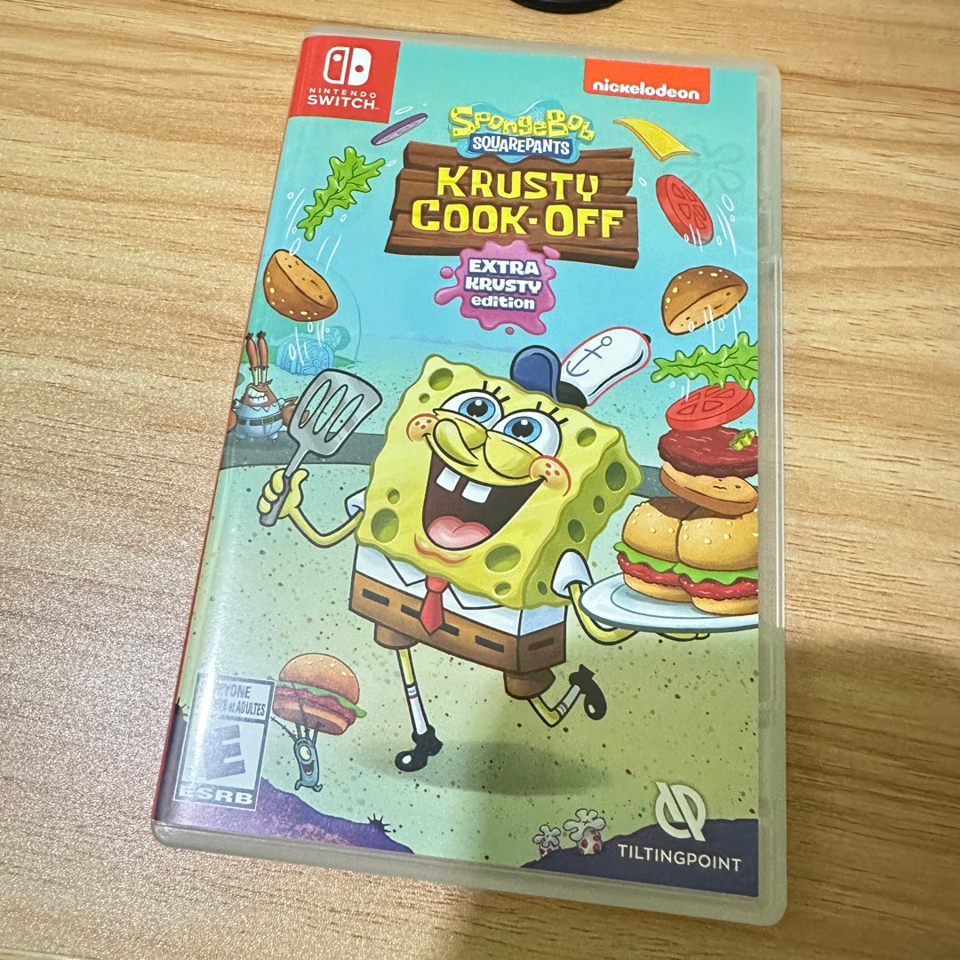 Nintendo Switch SpongeBob Squarepants Krusty Cook-off Extra Krusty ...