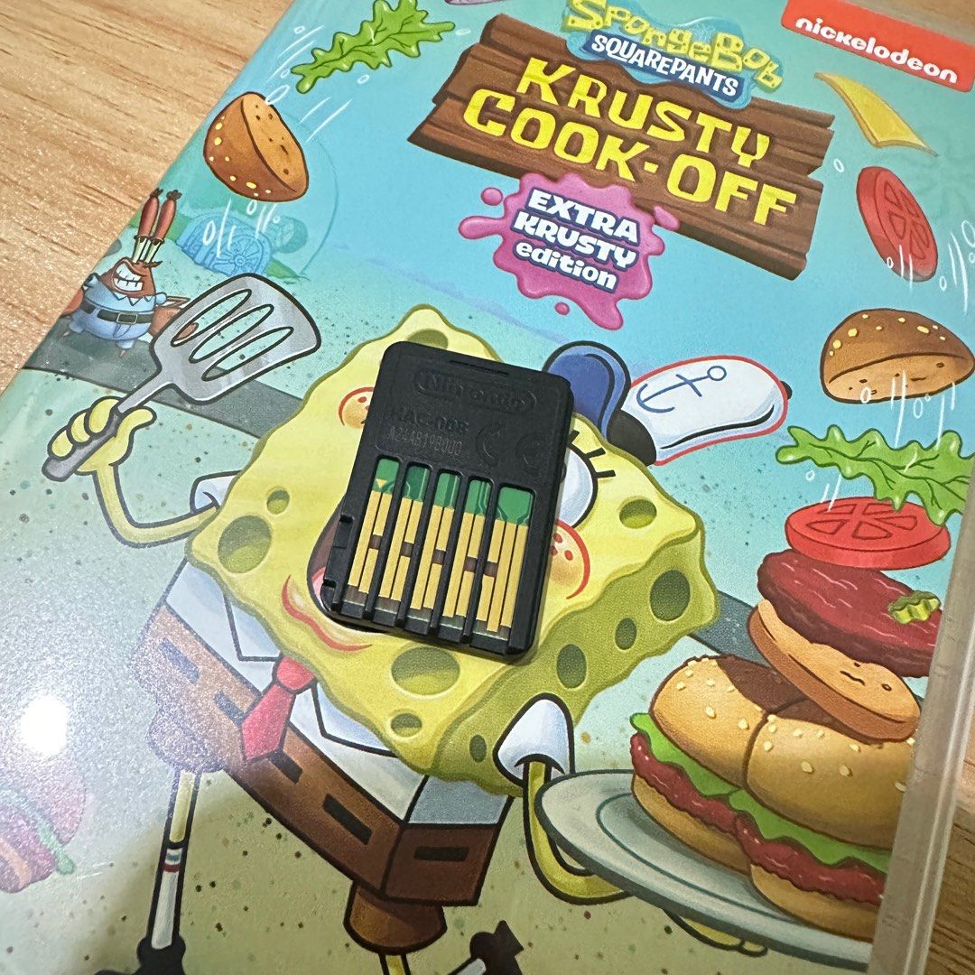 Nintendo Switch SpongeBob Squarepants Krusty Cook-off Extra Krusty ...