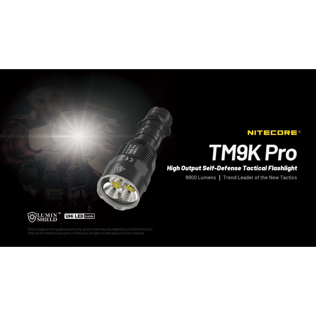 Nitecore TM9K Pro 9900 Lumens With 5000mAh rechargeable Battery, Sports ...