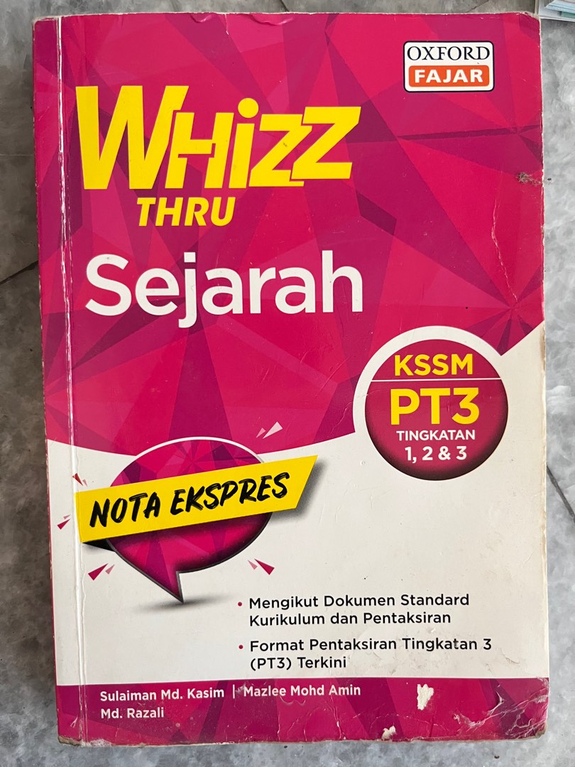 Nota ringkas SEJARAH (form1 - form3), Hobbies & Toys, Books & Magazines ...