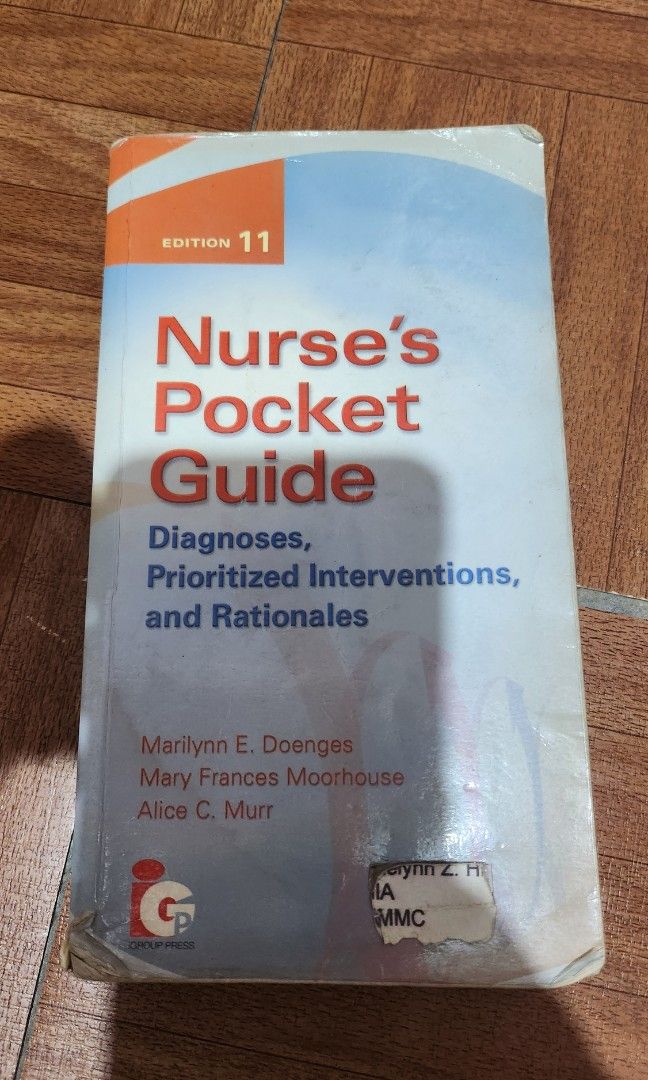 Nurses' Pocket Guide/NANDA Edition 11, Hobbies & Toys, Books ...