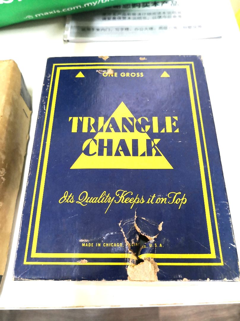 Original Triangle Chalk - made in USA, Sports Equipment, Other Sports ...