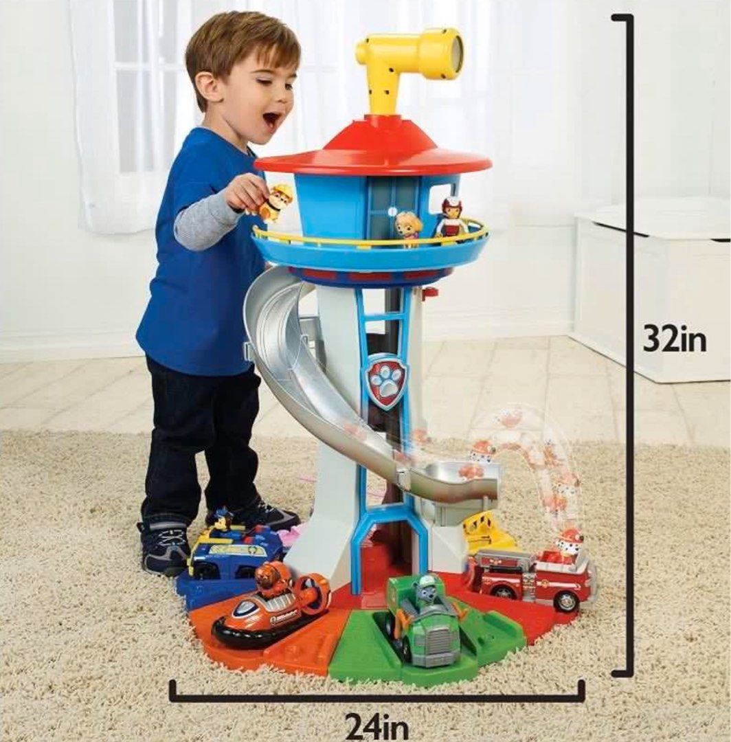 Authentic Paw Patrol Tower, Hobbies & Toys, Toys & Games on Carousell